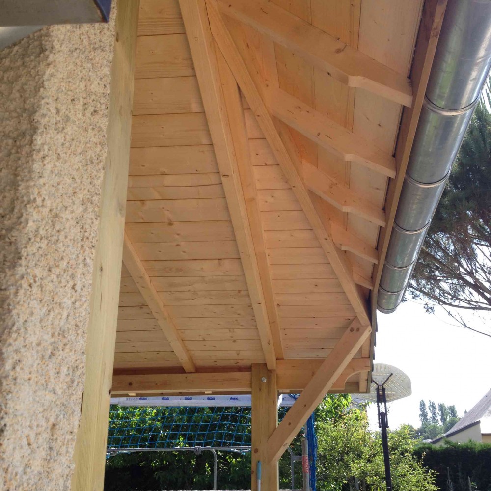 Appentis isolé - Créations Bois Darrieumerlou